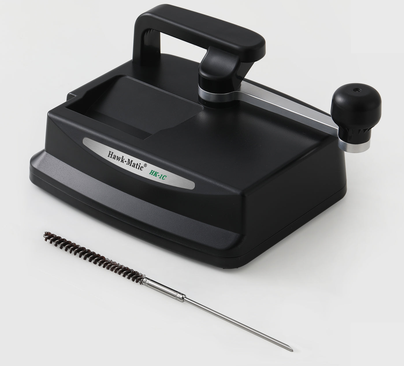 HK-1C. Hawk-Matic Manual Cigarette Injector Machine. Hand Swing Mode